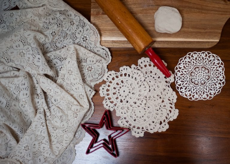 Lace Star Ornaments - Sprouting Wild Ones