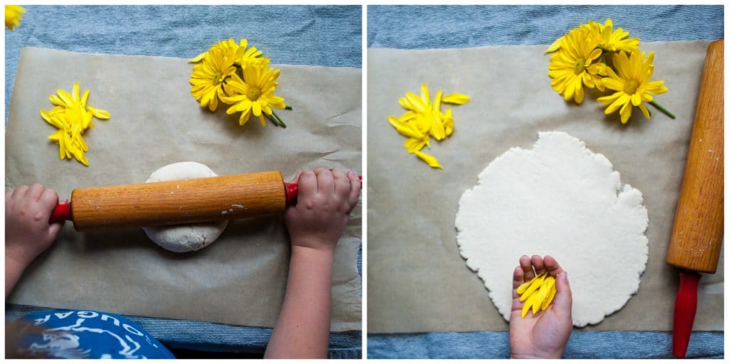 Flower Petal Playdough - Sprouting Wild Ones